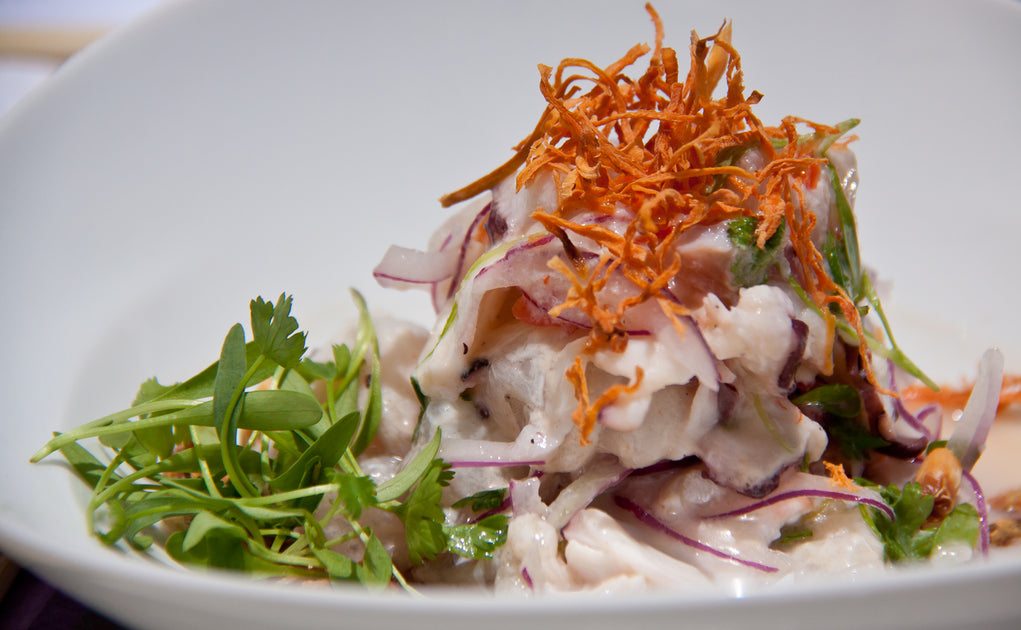 Ensalada Tiradito (Ceviche Fresco de Chillo Local) – Chef Vivoni