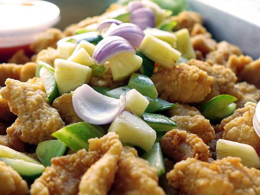 Northern Red Snapper Cracklings with Papaya, Mango, and Avocado Mojo ...